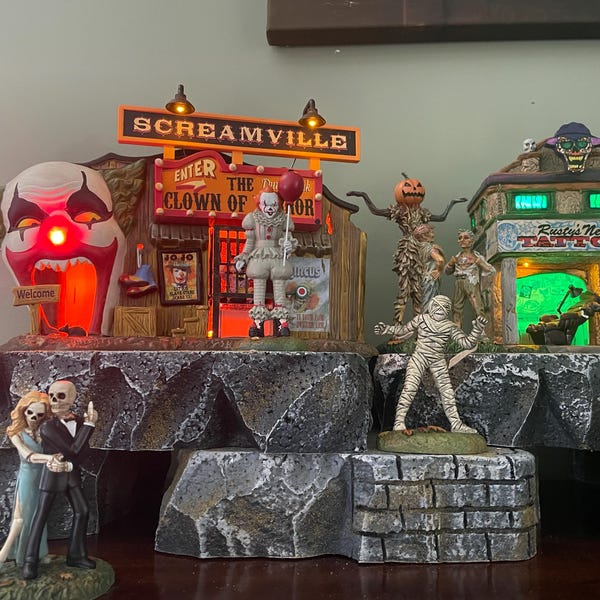 360-degree Centerpiece Display Platform (houses NOT Included) for Dept ...