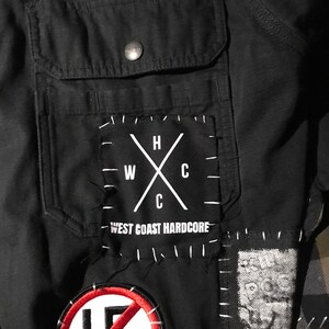 Crust Punk Patches Razorblade Patch Bullet Hole Claw - Etsy