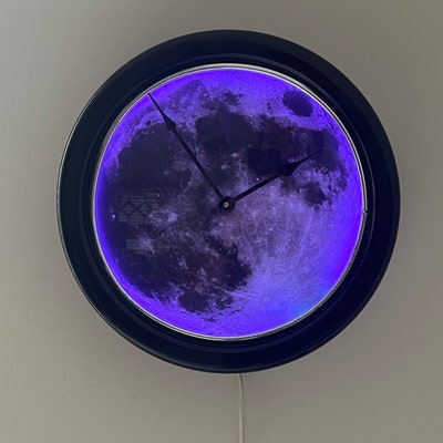 Full Moon Wall Sticker, Moon Wall Decal, Space Wall Sticker, Removable ...