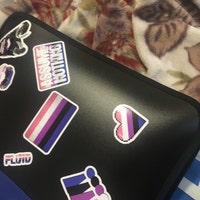 Asexual / Ace Pride Flag Sticker Set - Etsy Hong Kong