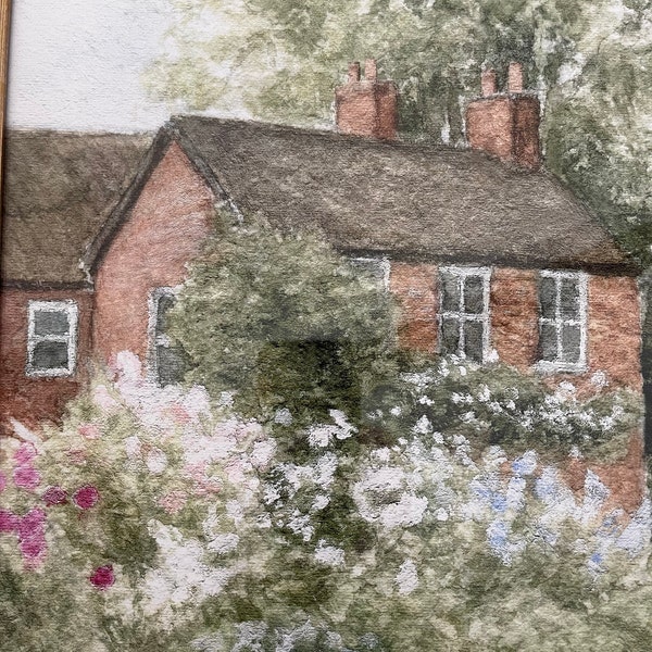 English Cottage Print - Etsy