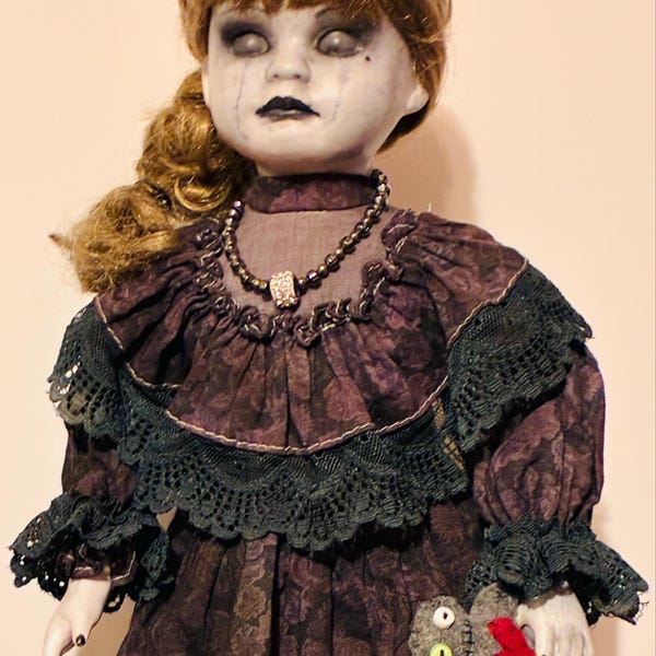 Mini Voodoo Dolls-tiny Voo Doo Dolls-halloween Decor-primitive-zombie ...