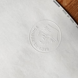 Custom Logo Embossing Stamp, Logo or Emblem Embosser, Wedding Logo ...