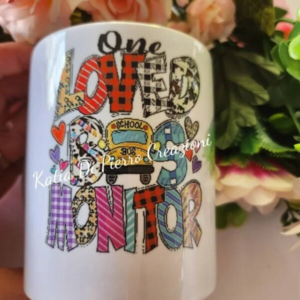 One Loved Bus Monitor Png File for Sublimation and Digital Download ...