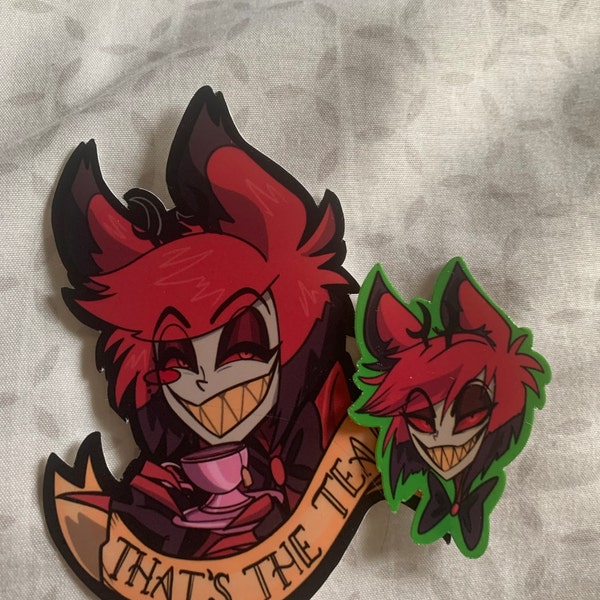 That’s the Tea! -hazbin Hotel Alastor Sticker- - Etsy