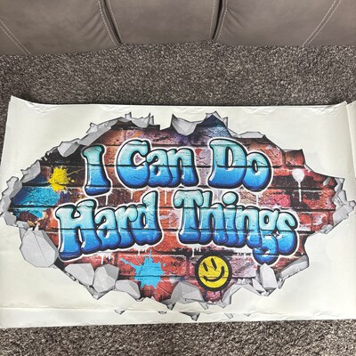 Personalised 3D Cracked Wall Effect Graffiti Wall Art Decal/sticker - Etsy