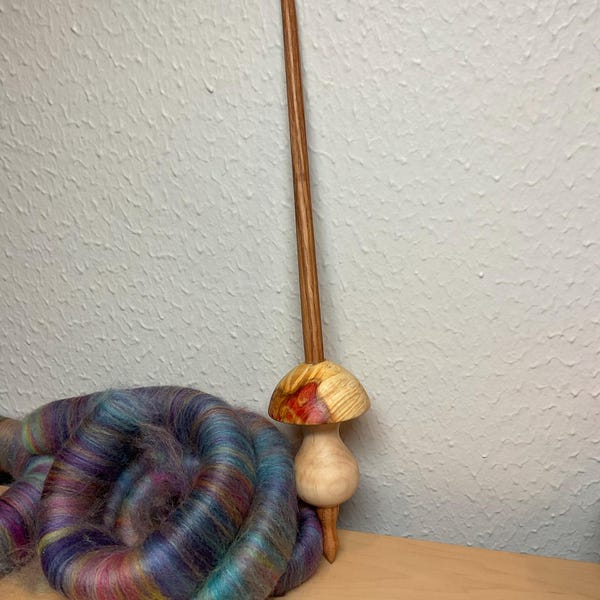 Support Spindle Stand - Supported Spinning - Drop Spindle - Cherry - Etsy