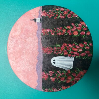 Horror Movie Ghosts Acrylic Painting - Etsy