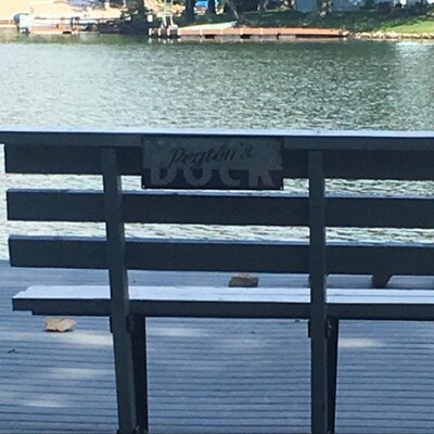 Custom Dock Sign, Personalized Metal Dock Sign Contact Me Before ...