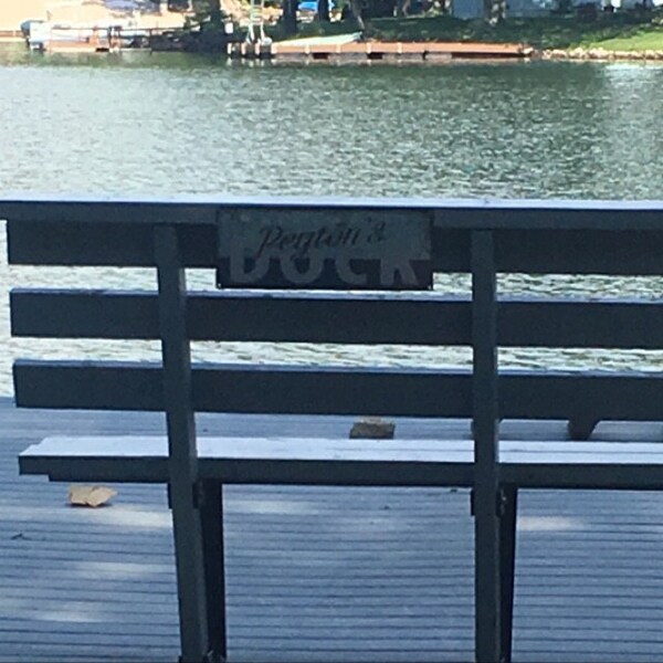 Custom Dock Sign, Personalized Metal Dock Sign Contact Me Before ...