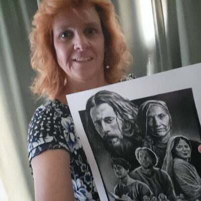 The Chosen Print, Christian Drawings, Jesus Wall Art,the Chosen Jesus ...