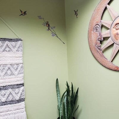 Birds and Tree Branch Wall Decal Set, Floral Harvest Pattern - Etsy