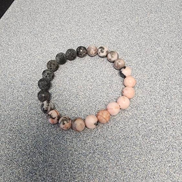 Lava Beaded Bracelet, Diffuser Bracelet, Essential Oil Bracelet, Essential Oil Diffuser ...