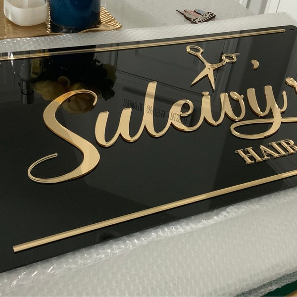 Unique Custom Made Business Sign for Your Company With Stand Offs ...