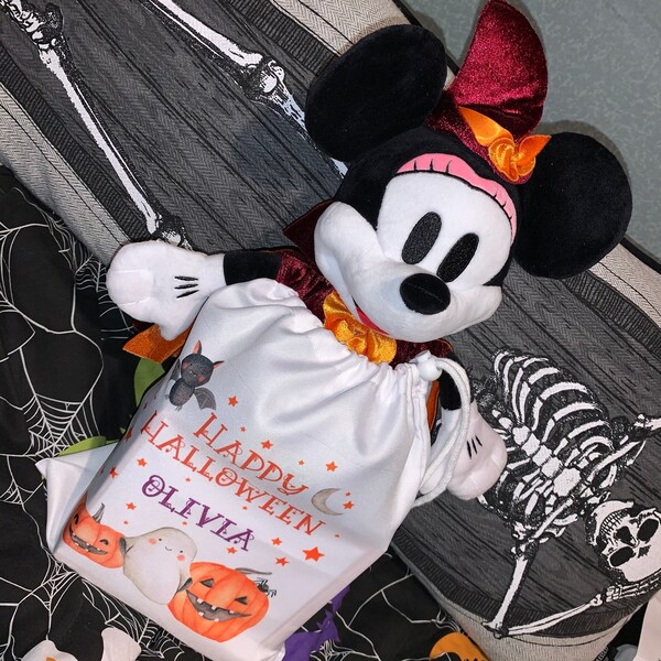 Halloween Treat Bag, Trick or Treat Bag, Trick or Treat, Personalised ...
