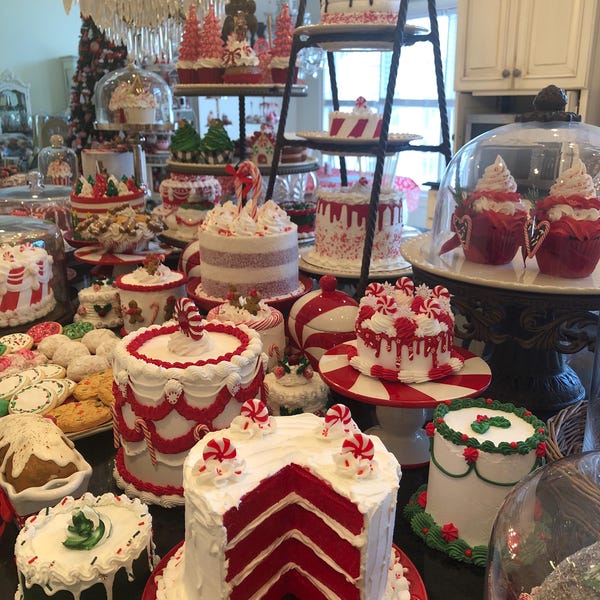 Fake Funfetti Cake | Fake Cake | Faux Dessert | Bakery Prop | Funfetti ...