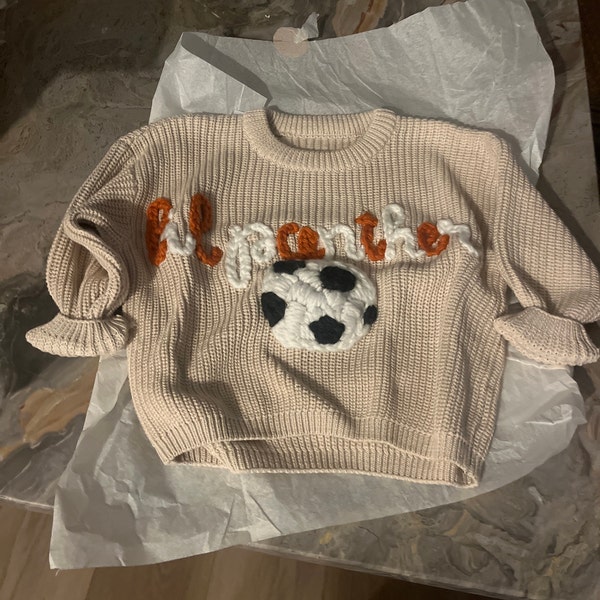 Hand Embroidered Big/little Sister/brother and Best Buds Sweater - Etsy