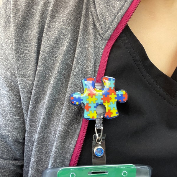 Autism Badge Reel, Autism Awareness Reel, Autism Reel, Autism Awareness ...