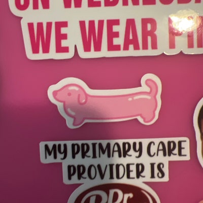 Dachshund Matte Vinyl Sticker Weiner Dog Weenie Dog Sausage Wiener ...