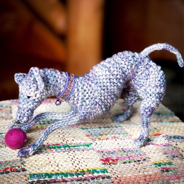 Lurcher Knitting Pattern - Etsy