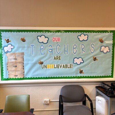 Library Bulletin Board Kit, Spring Library Bulletin Board, I'd Rather ...