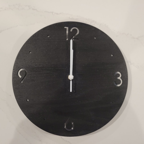 Simply Circle With Numbers - Modern Wall Clock - Etsy