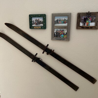 Vintage White Ski Poles US Army - Etsy