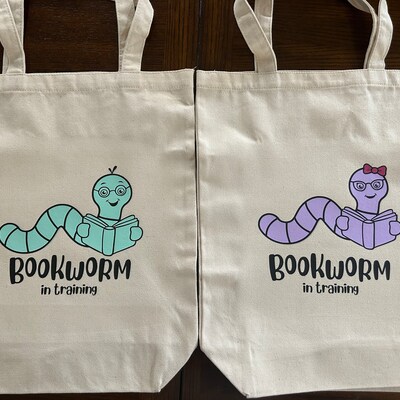 Bookworm Svg Book Lover SVG Girl Bookworm in Training Png Reading Books ...