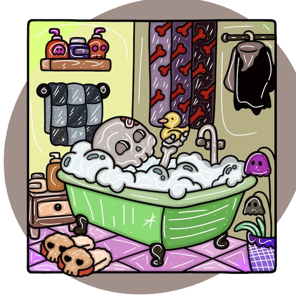 Spooky Cutie: Kawaii Creepy and Horror Coloring Book for Relaxing by ...