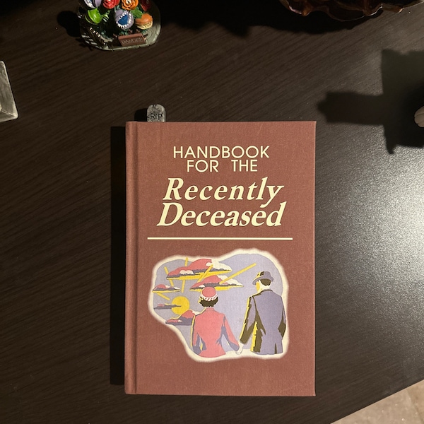 BLANK BOOK Journal - Handbook for the Recently Deceased - / Movie Prop ...