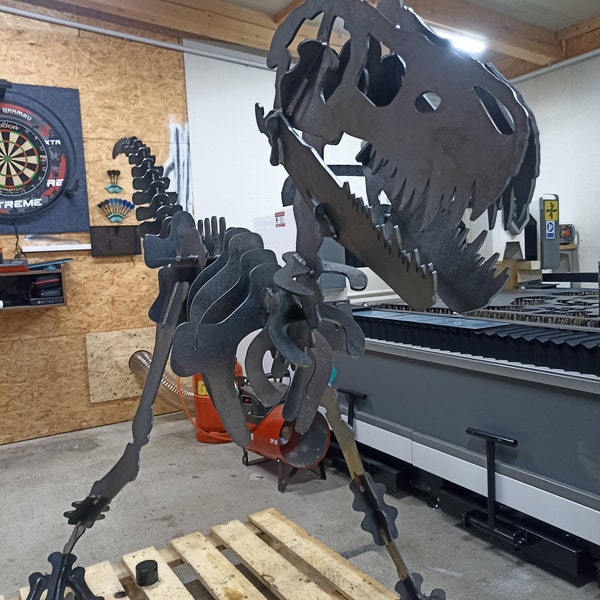 Dinosaur Dxf File. Scaled for 3/16ths Material. 84 Inches Long! - Etsy