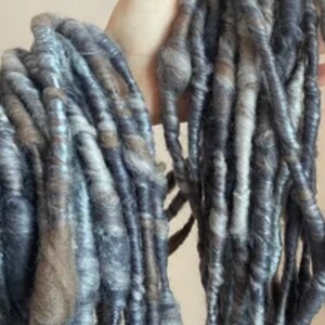 Hand Spun Jumbo Plied Merino Art Yarn 3 Yards - Etsy