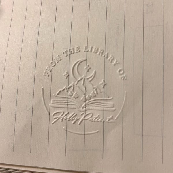 Custom Book Embosser, Rectangular Embosser, Custom Embosser Stamp ...