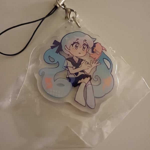 Hatsune Miku Vocaloid Acrylic Phone Charm Chibi Keychains | Vampire ...