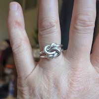 Sterling Silver Four Turn Vortex Energy Ring™. - Etsy