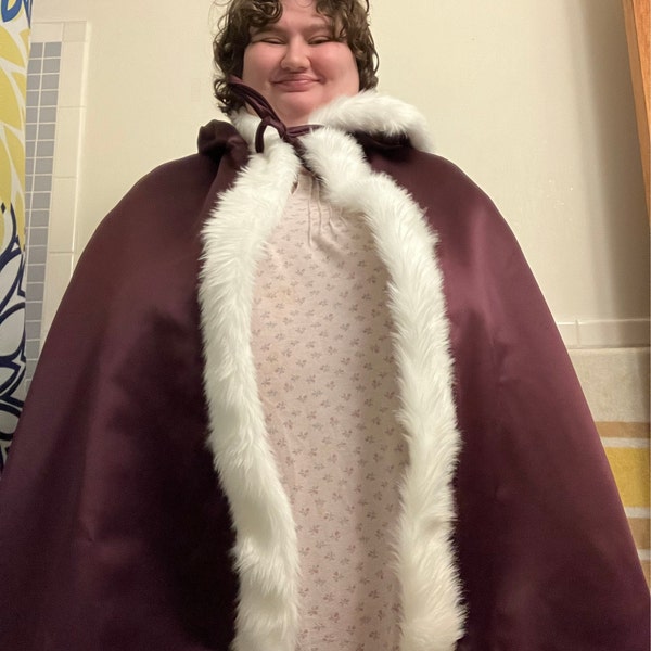 Valentine Queen Bridal Cape Pageant-train 55/104 Inch Hot-pink / Pink ...