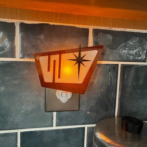 Mid Century Modern starlite Night Light Retro Decor Atomic Era MCM ...