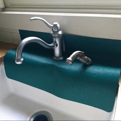 Gray Bathroom FAUCET SPLASH Guard Drip Catcher Protects From - Etsy