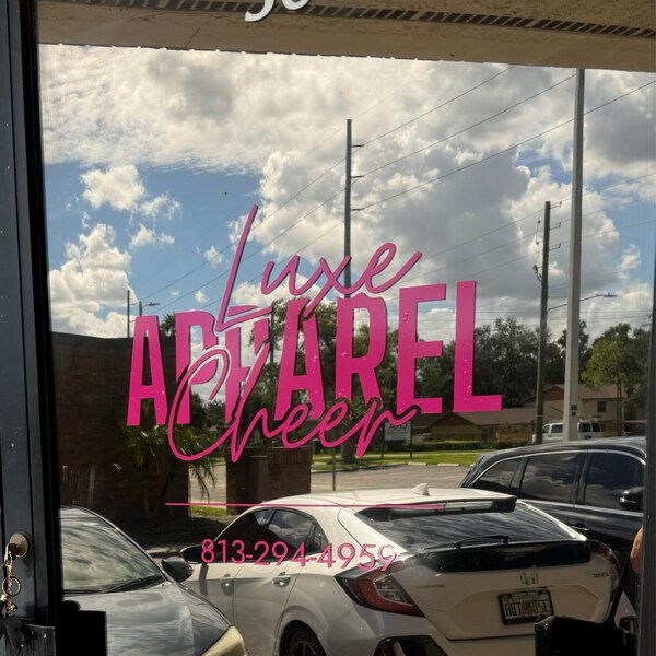 Customizable Window Decal / Your Company Name or Logo Storefront Vinyl ...