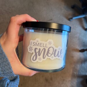 I Smell Snow Sticker - Etsy