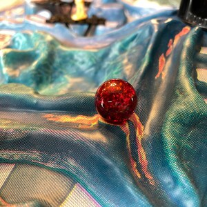 14mm 10 Cracked Marbles Fried Marbles Translucent Pink - Etsy