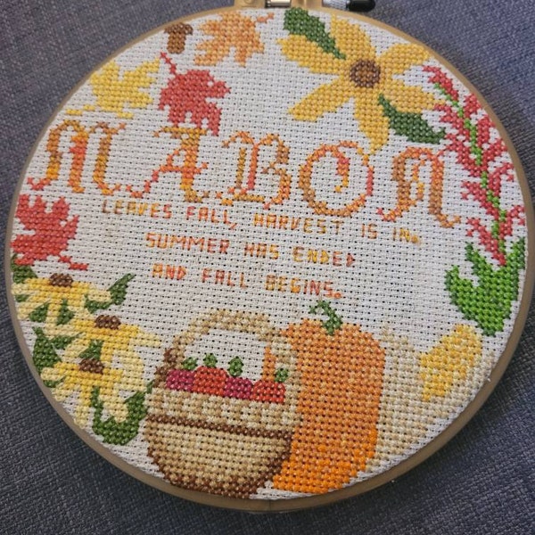 Complete Set of Sabbat 6" Hoop Cross Stitch Patterns - Etsy