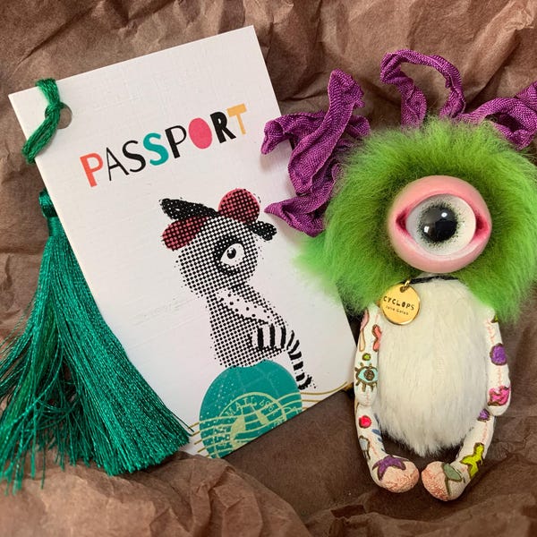 Pink Gentle Teddy Bear - Cyclops _ MADE-TO-ORDER! - Etsy