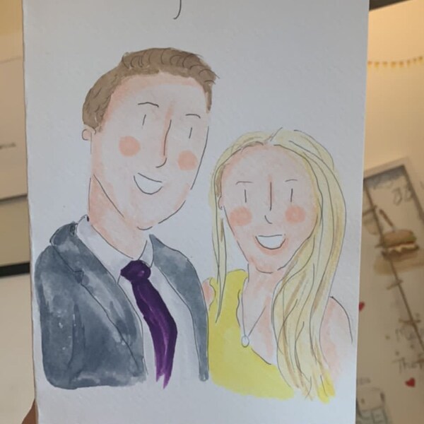 Custom A5 Special Occasions Portrait Cards, Bespoke Illustration ...