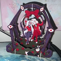 Alastor Hazbin Hotel Paper Craft Standee - Etsy