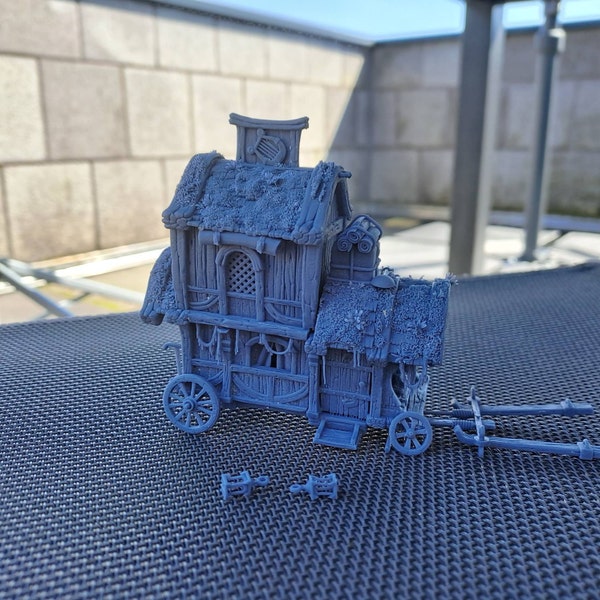 Satyr Wagon - Unpainted Miniature - Etsy