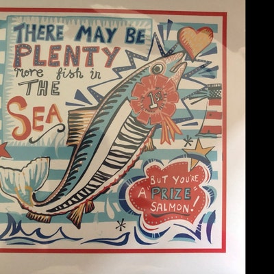 Sailing Dog Art Print, Wall Art, Sailing Art Print, Coastal Art, Blue ...