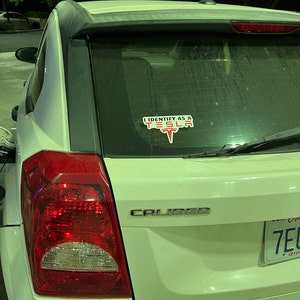 I Identify as a Tesla Sticker Multiple Sizes Available FREE Shipping - Etsy