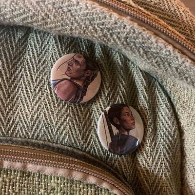 The Last of Us Button Pins Abby and Lev From Part 2 1.25in Button Pins ...