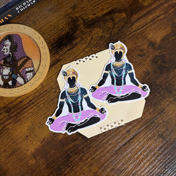 Cosmic Krishna Sticker - Etsy